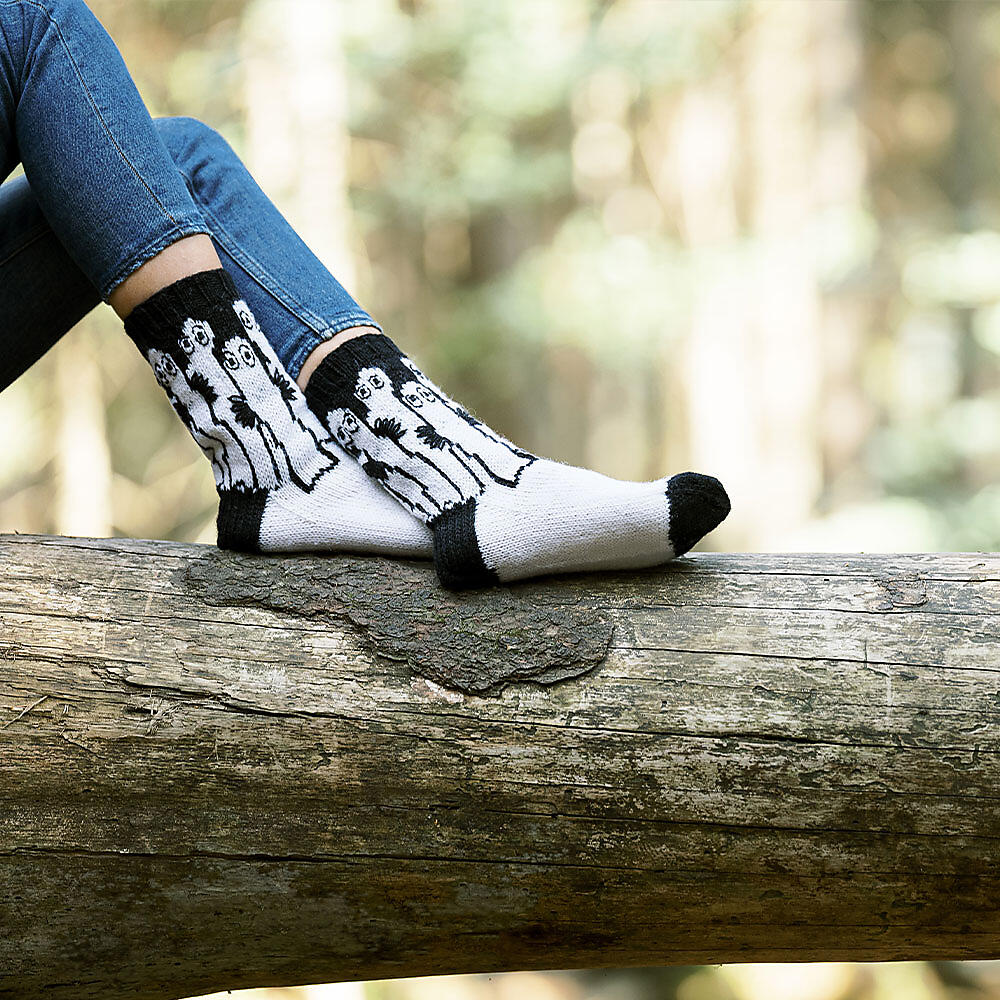 Hattifnatt sokker | Mummi | Strikkepakke – Ulltråd.no